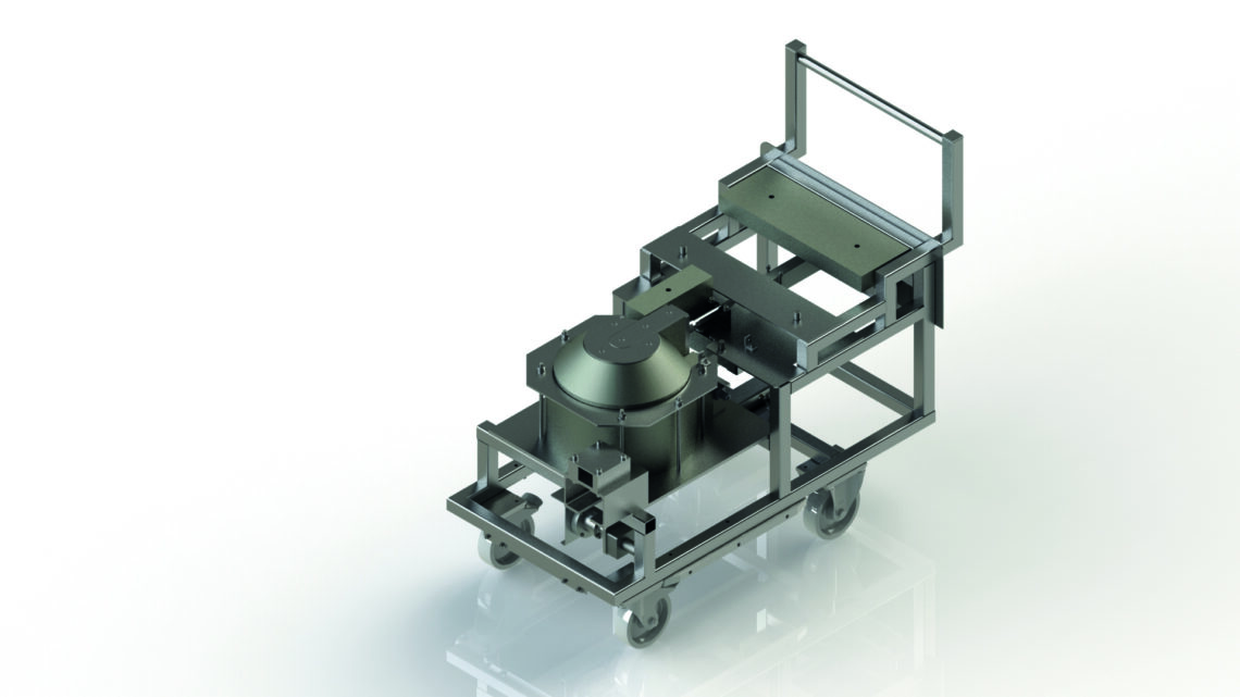 Transport & Delivery/Receipt Trolley - Cyclife Aquila Nuclear | EDF Group
